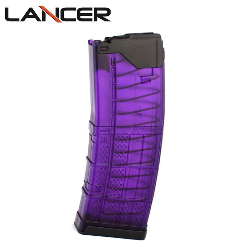 Lancer L5 AR-15 223/5.56 30-Round Advanced Warfighter Magazine Purple ...