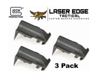 3 Pack Glock Magazine Follower, 9mm G17 G19 G26 Gen 2, 3, 4, & 5 Black ...