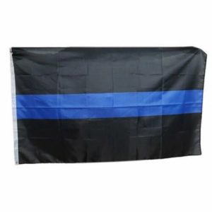 Blue Line Law Enforcement Memorial Flag 3’x5′ – Laser Edge Tactical