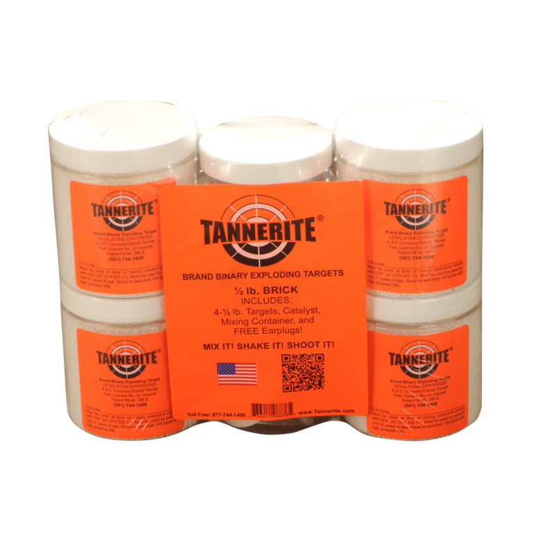 Tannerite Targets – 1/2 Lb – 4 Pack – 2Lb – Laser Edge Tactical